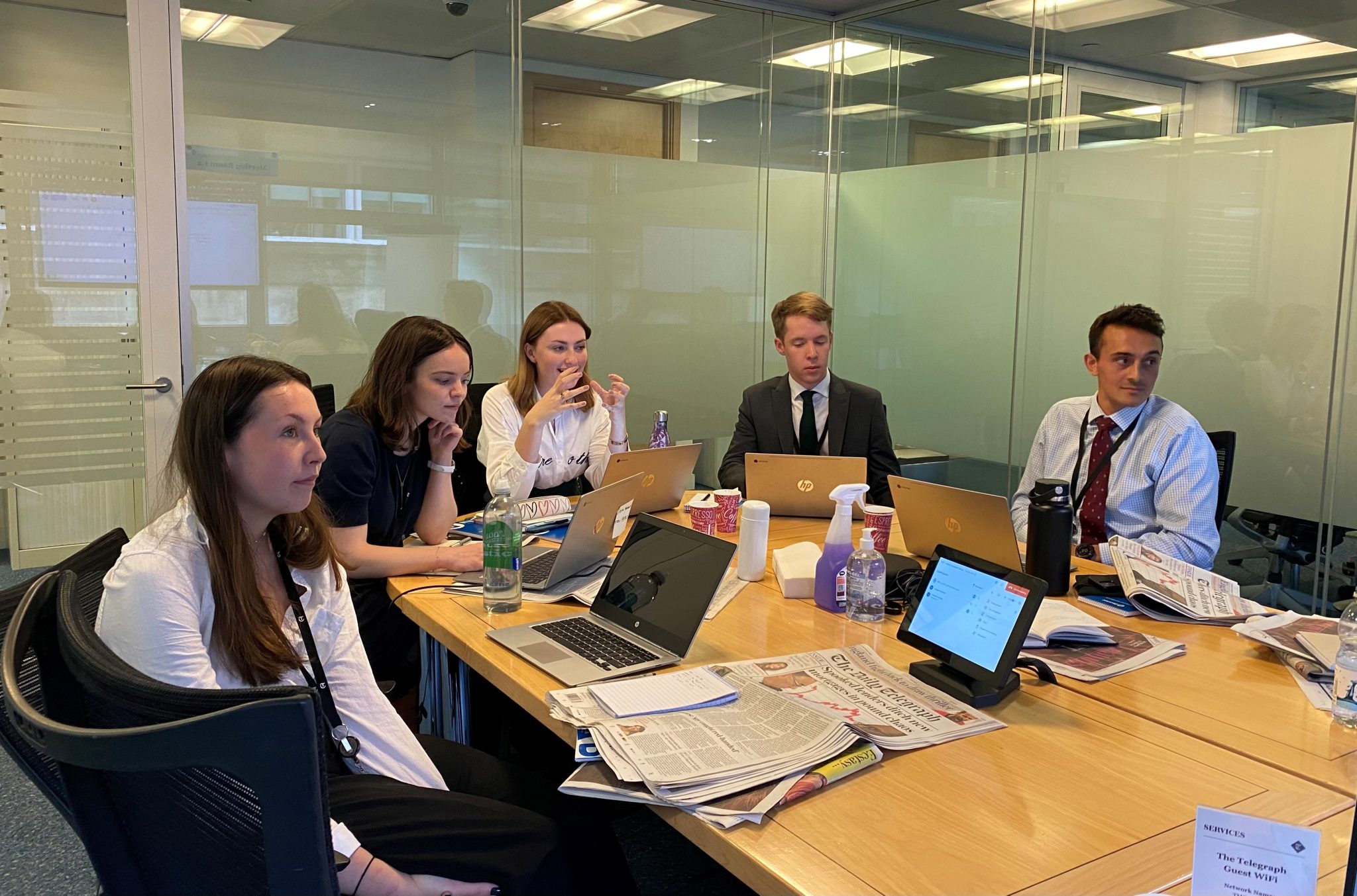News Associates delivering training to Telegraph editorial graduates